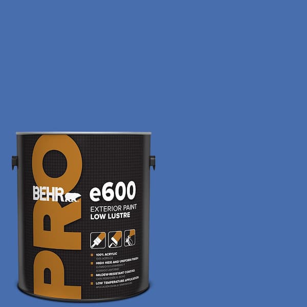 BEHR PRO 1 gal. #PPU15-05 New Age Blue Low Luster Exterior Paint ...