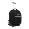 Travelers Club 18 In. Black Rolling Backpack with Solid Bottom TCS ...