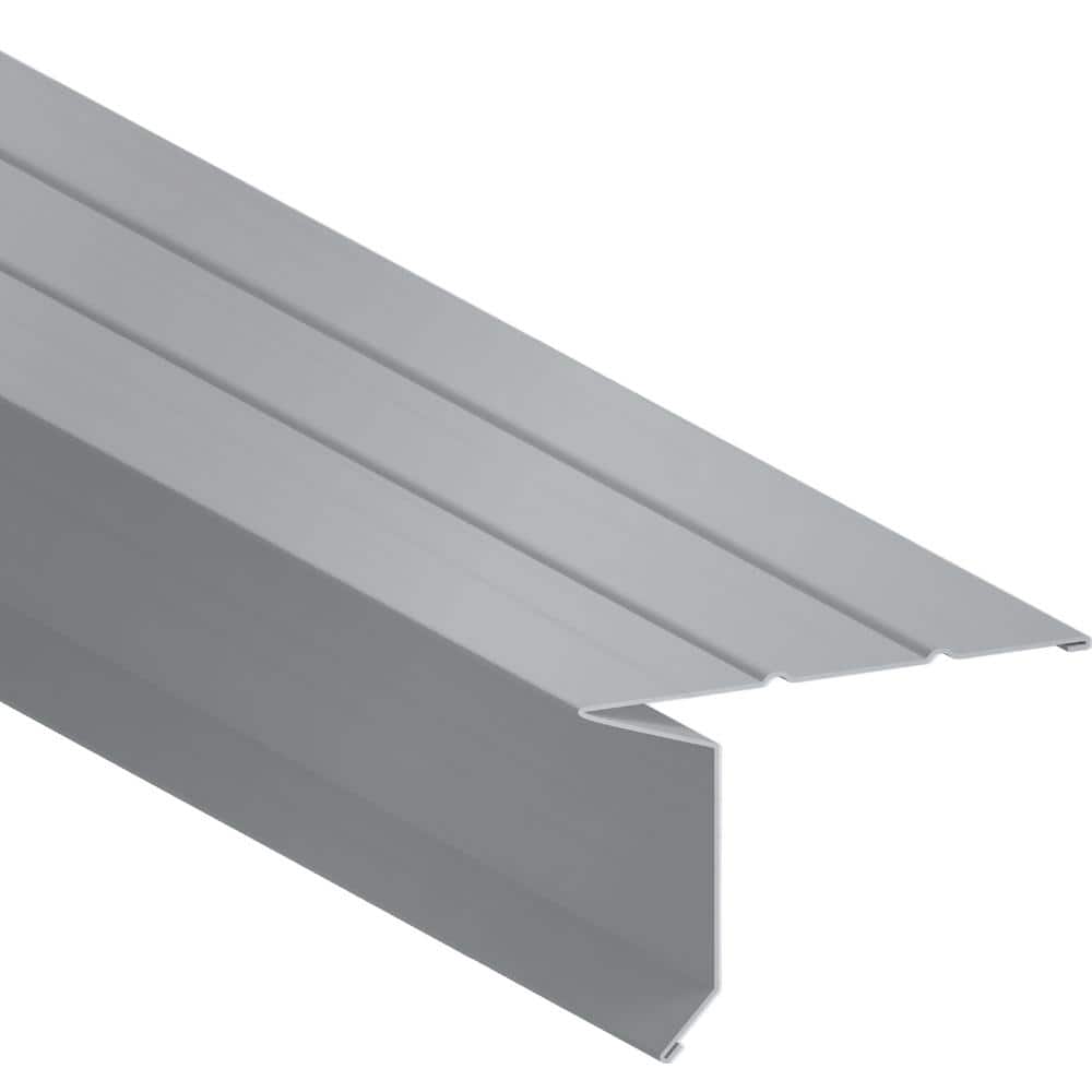 Gibraltar Building Products 2-1/8 in. x 1 in. x 10 ft. Aluminum Eave ...