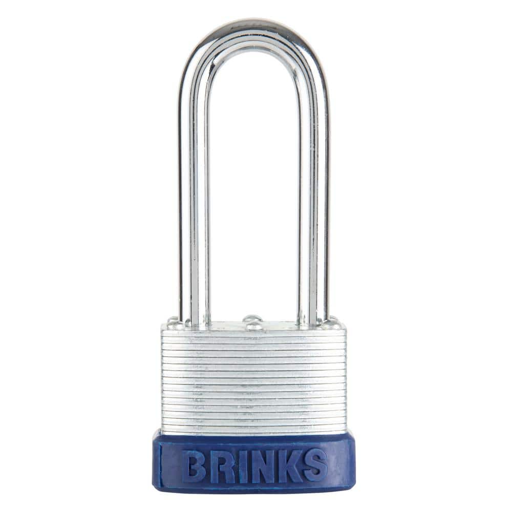 Brinks 2-1/2in. (44 mm) Laminated Steel Keyed Padlock 682-44021 - The ...