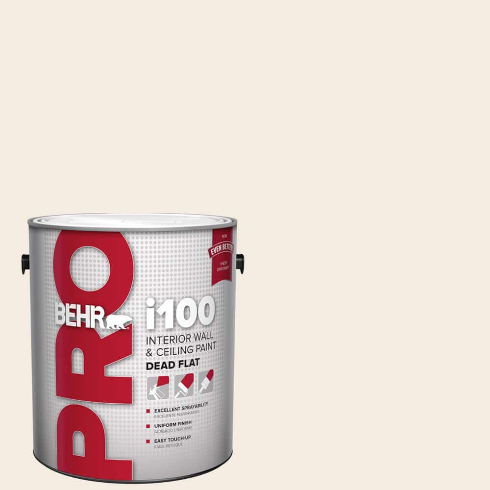 BEHR PRO 1 gal. #PPU5-09 Bleached Linen Dead Flat Interior Paint ...