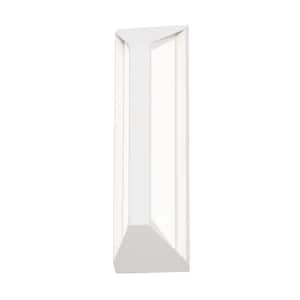 AFX Zoe 9-Watt 120-277-Volt White Integrated LED Wall Mount Sconce ...