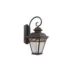 Cheri 1-Light Oil-Rubbed Bronze Outdoor Wall Mount Barn Light Sconce ...