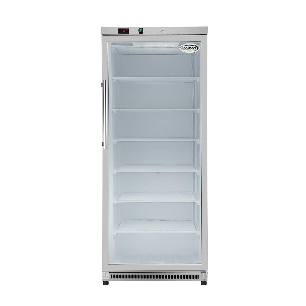Koolmore 30 in. 21 cu. ft. Manual Defrost Upright Freezer Glass Door ... Koolmore 30 in. 21 cu. ft. Manual Defrost Upright Freezer Glass Door ...