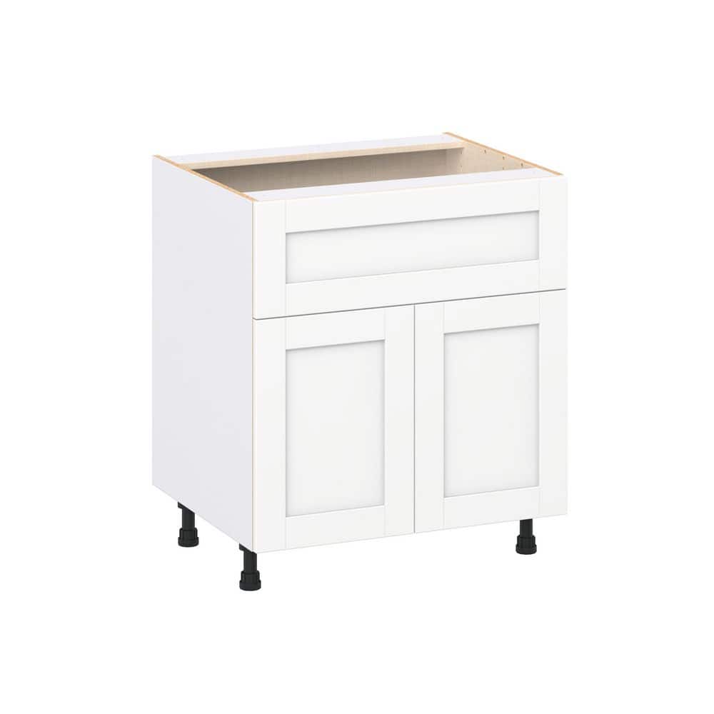 J COLLECTION Milton 30 in. W x 24 in. D x 34.5 in. H Assembled Shaker ...