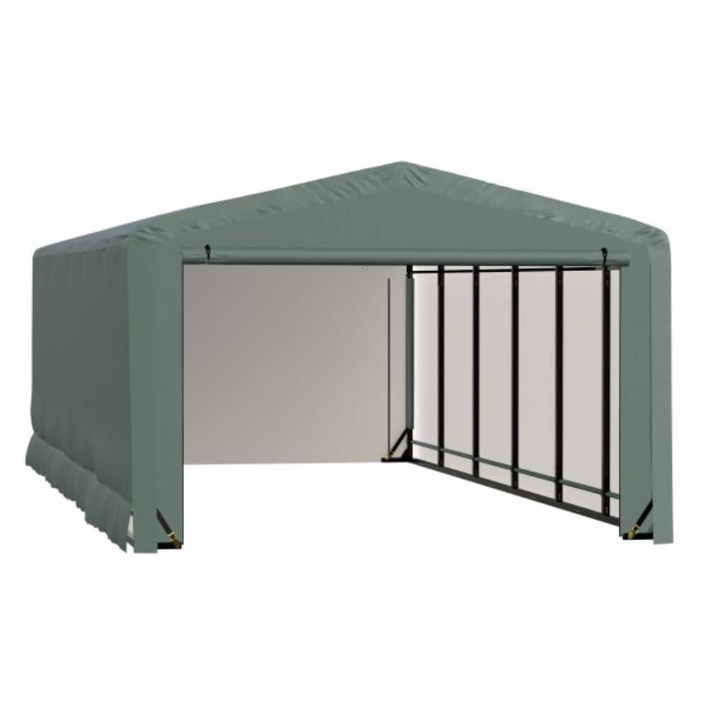 ShelterLogic Sheltertube 12 ft. x 23 ft. x 8 ft. Storage Garage in ...