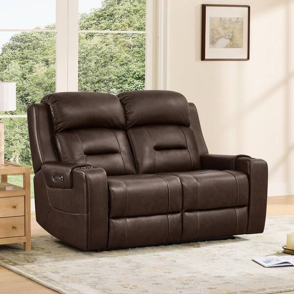 Spruce & Spring Cade 61.02 in. Rectangle Dual Motors Rolled Arm Lay ...