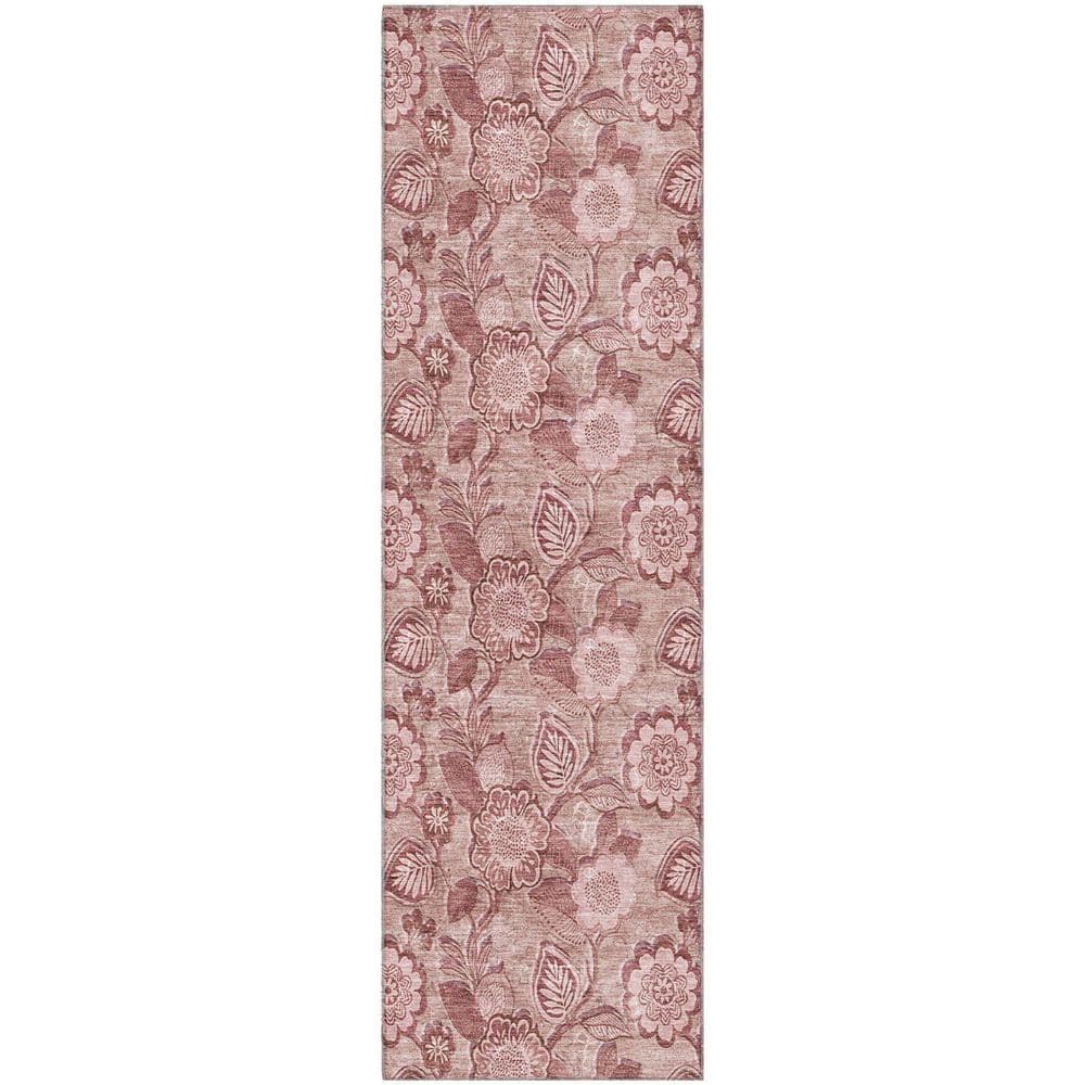 Addison Rugs Mayfield Premium Machine Washable Abstract AMF1939 Blush 2 ...