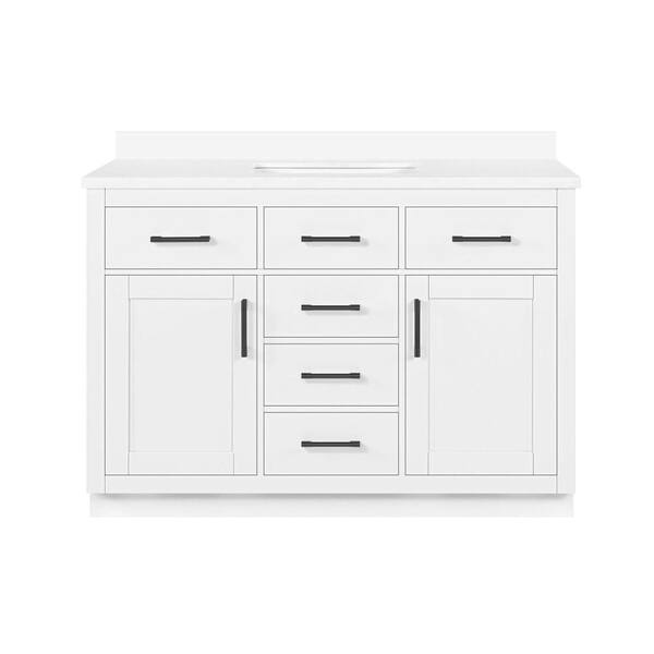 Reviews for OVE Decors Bailey 48 in. Single Sink Freestanding White ...