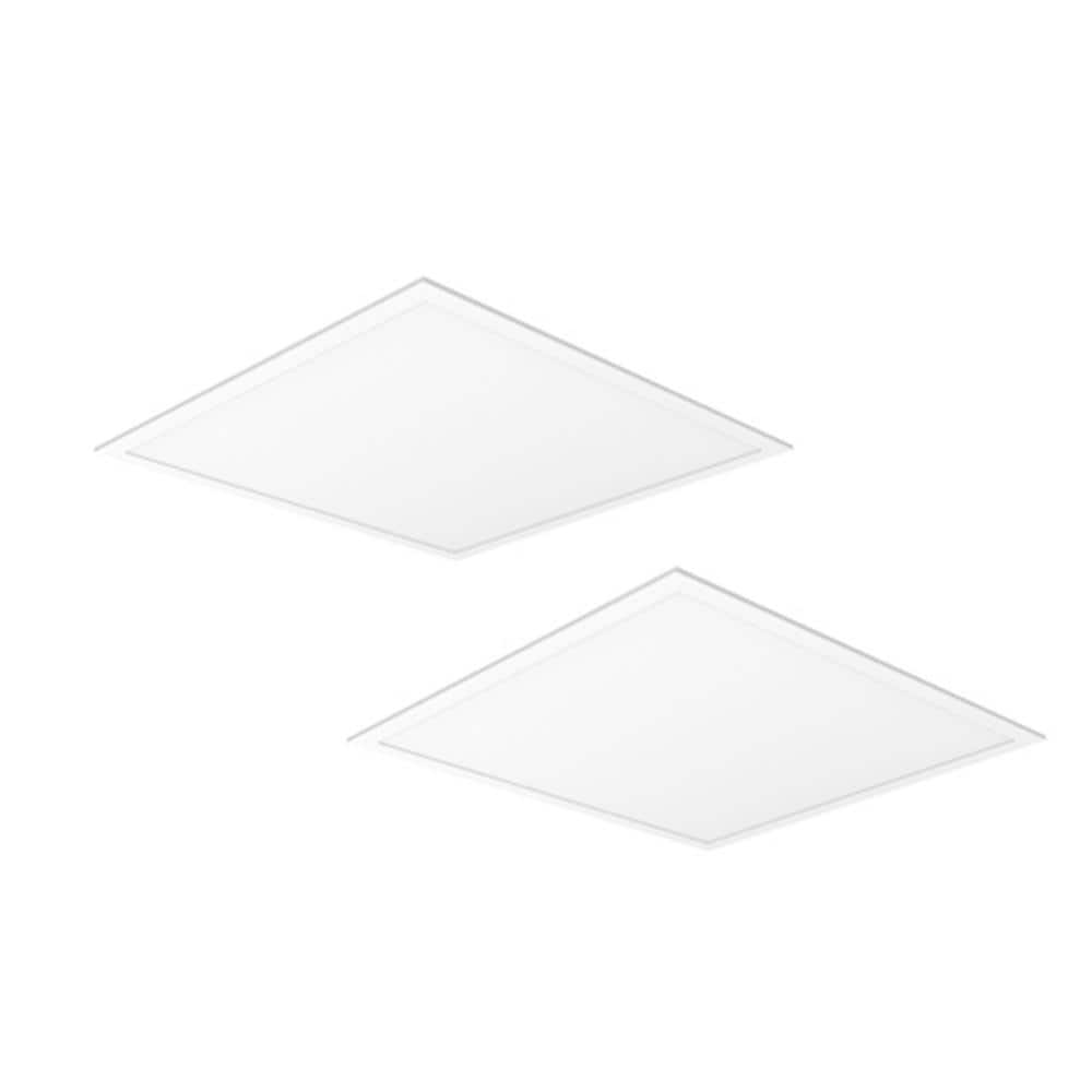 E ENERGETIC LIGHTING 2 ft. x 2 ft. Integrated LED Backlit Panel Fixture ...