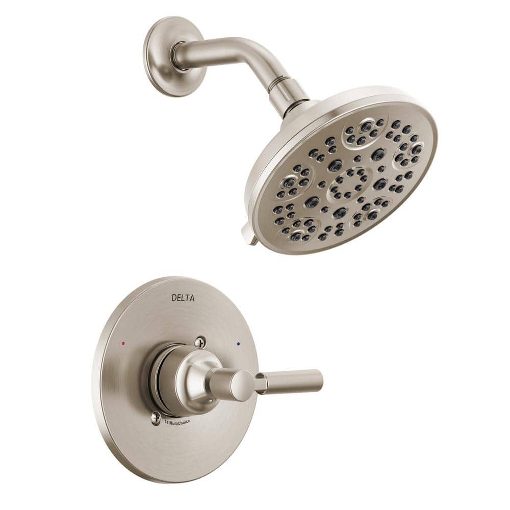 Delta Lorna Single Handle 5-Spray Shower Faucet 1.75 GPM with Pressure ...