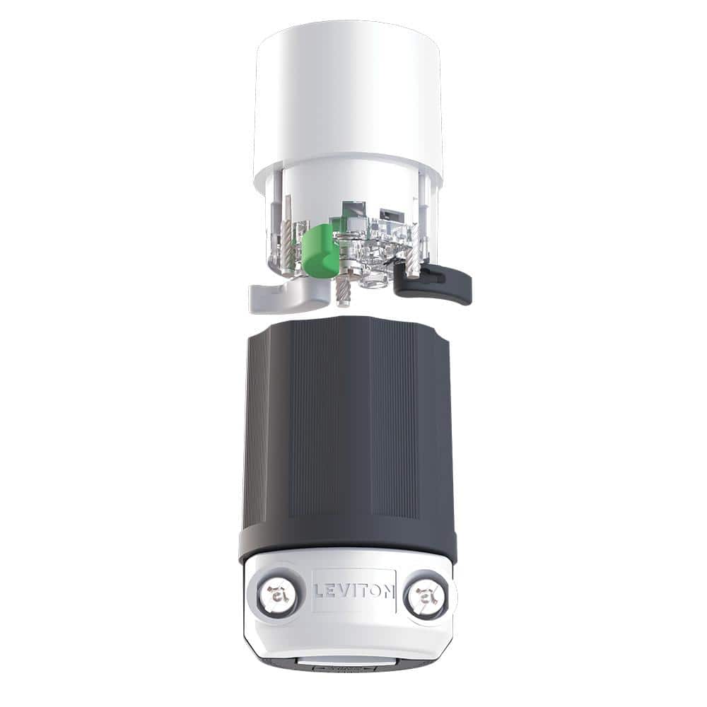 Leviton Black & White Lever Edge 15 Amp 125 Volt Straight Blade ...