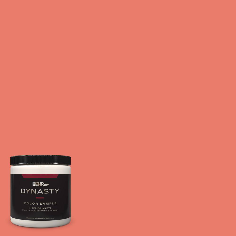BEHR DYNASTY 8 oz. #180B-5 Cool Lava Matte Stain-Blocking Interior ...