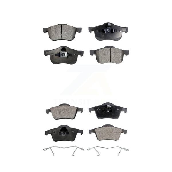 TEC Front Rear Ceramic Brake Pads Kit For Volvo S60 V70 XC70 S80 KTC ...