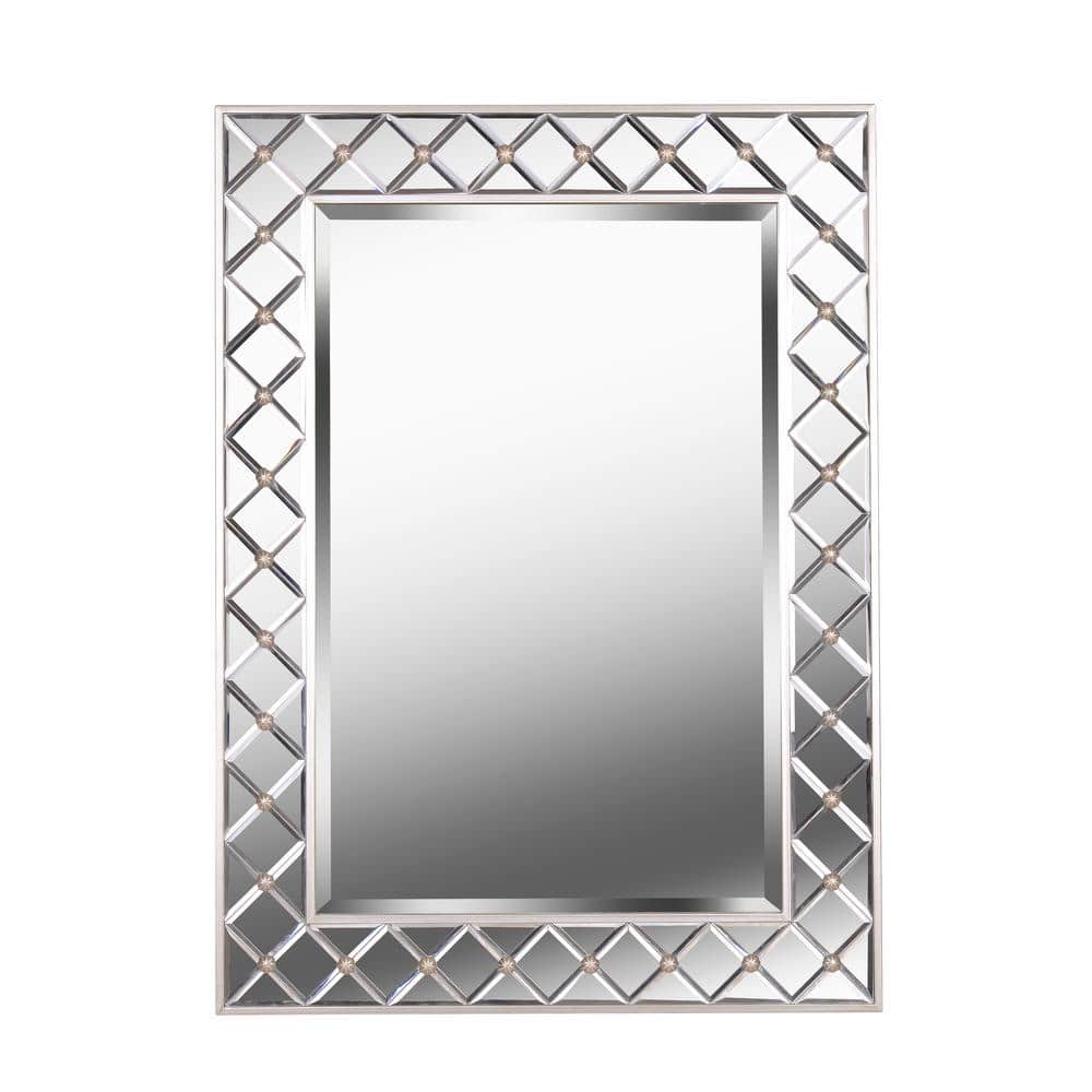 Kenroy Home Quill Mirror Rectangular Champagne Wall Mirror 60428 - The ...