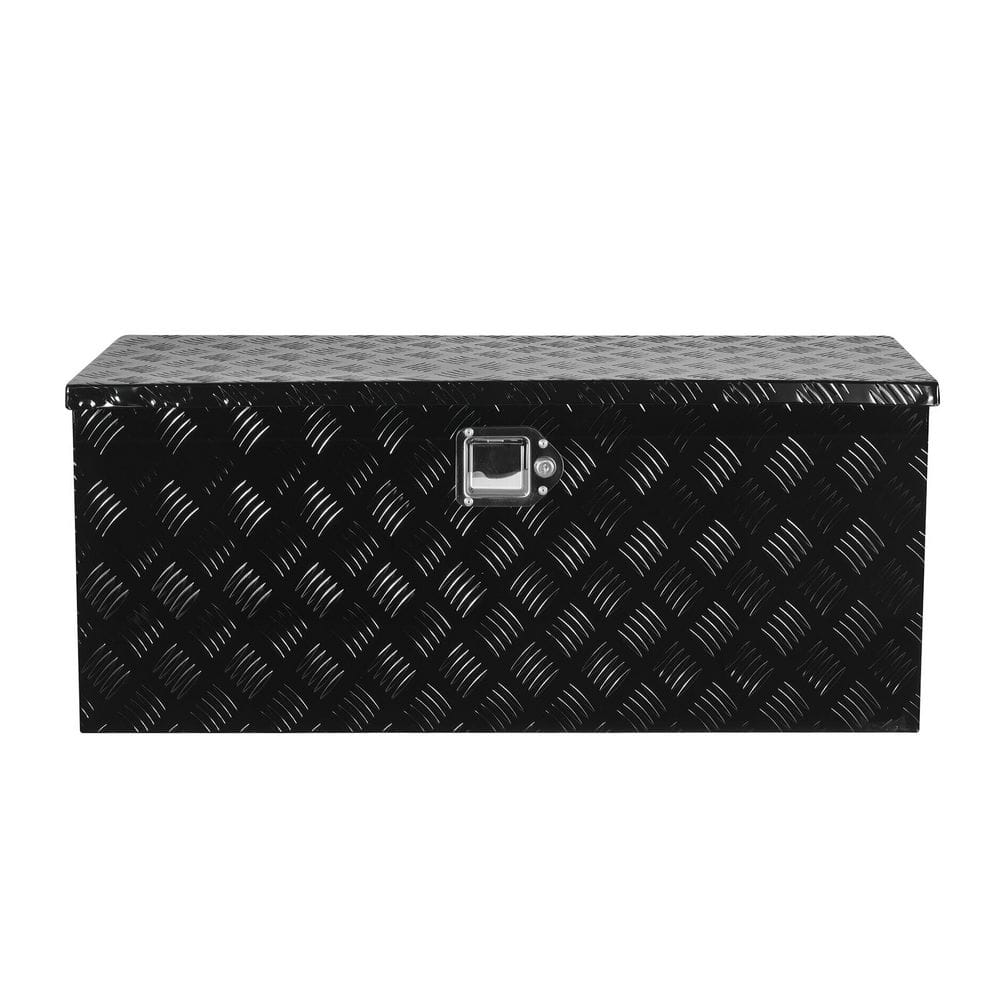 SKYSHALO Top Mount Truck Tool Box in Heavy Duty Aluminum 35.4 in. Full ...