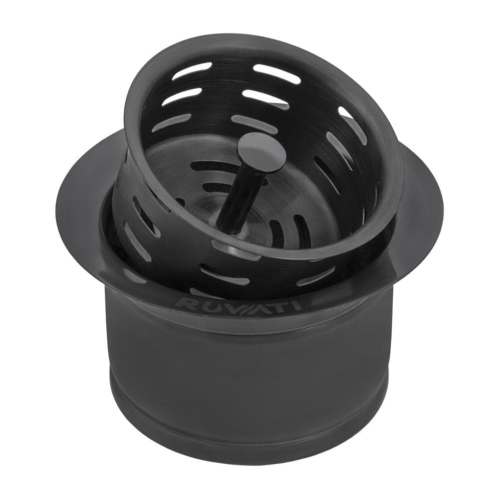 Ruvati 3.5 in. Kitchen Sink Extended Garbage Disposal Flange and Deep ...