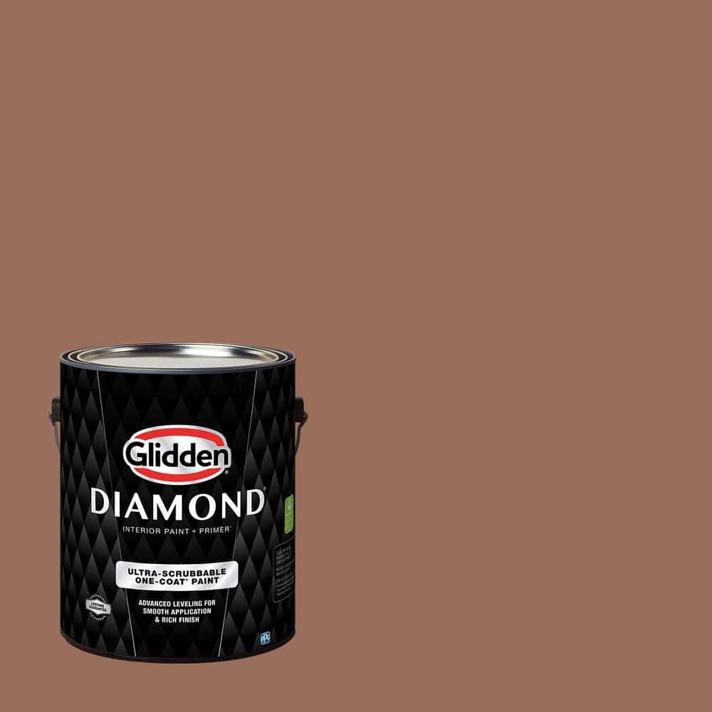 Glidden Diamond 1 gal. PPG1071-6 Prairie Fire Eggshell Interior Paint ...