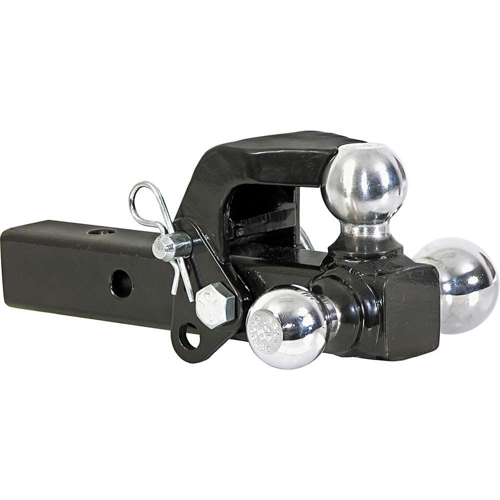 BUYERS PRODUCTS 1-7/8 in., 2 in., 2-5/16 in. Chrome Towing Balls Tri ...