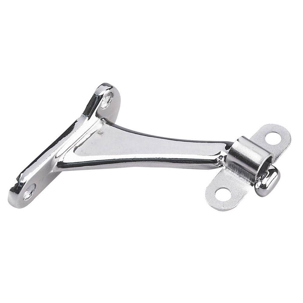 Onward 3 in. (76 mm) Chrome Heavy-Duty Zamak Hand Rail Bracket for Flat ...