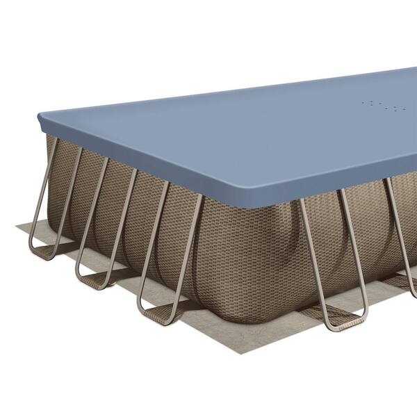 Rectangular-12 ft. x 24 ft. - Above Ground Pools - The Home Depot