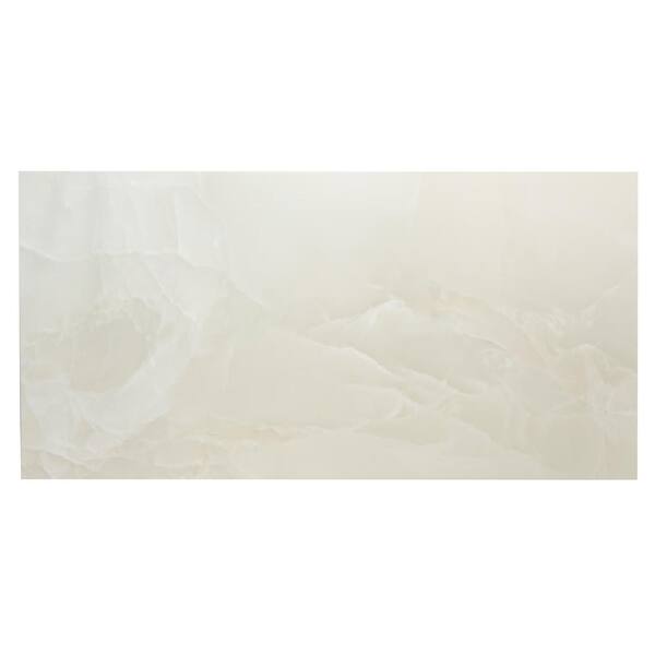 Apollo Tile Splendor White 24 in. x 48 in. Lappato Porcelain ...