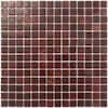 Apollo Tile Dune Glossy Ruby Red 12 in. x 12 in. Glass Mosaic Wall and ...