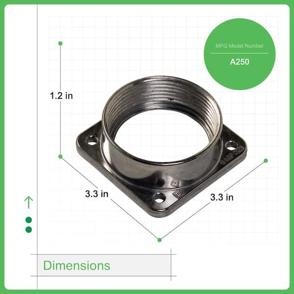 B100 Bolt-on Conduit Square D B100 1-Inch Bolt-On Conduit Hub ...