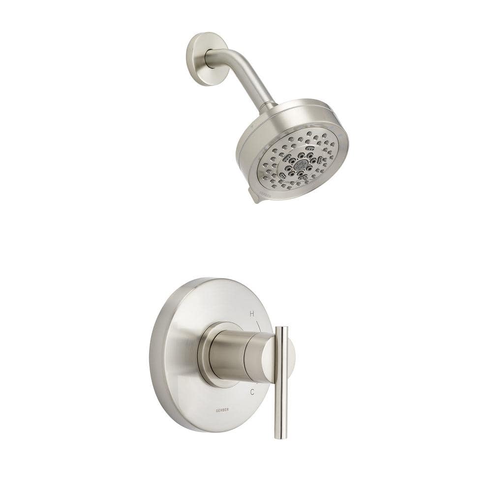 Gerber Parma Single Handle 5-Spray Shower Faucet 1.75 GPM with Treysta ...