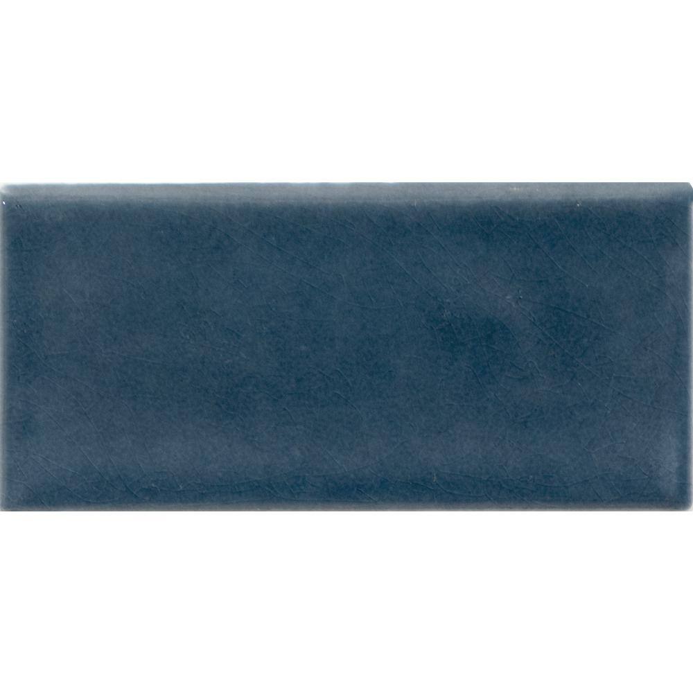MSI Take Home Tile Sample-Bay Blue Handcrafted Glossy 4 in. x 4 in ...