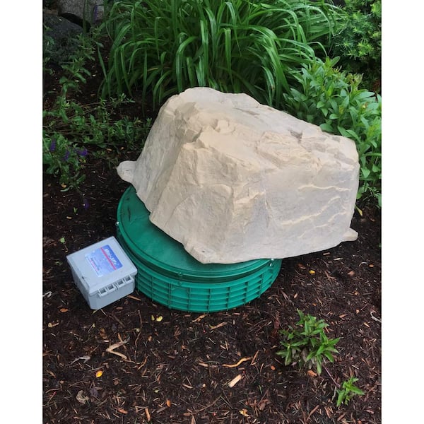 Diy Fake Rock Covers Septic Tank