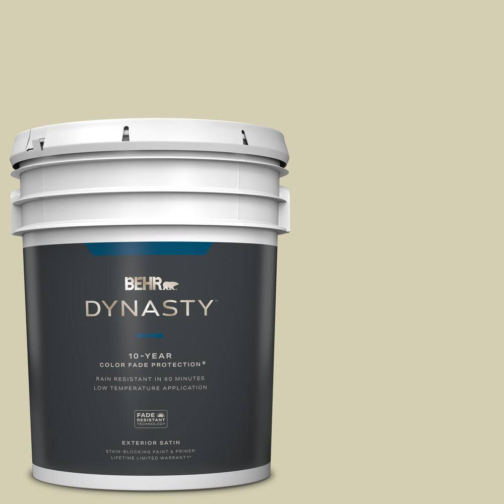 Have a question about BEHR DYNASTY 5 gal. #MQ6-55 Pale Ivy Satin Enamel ...