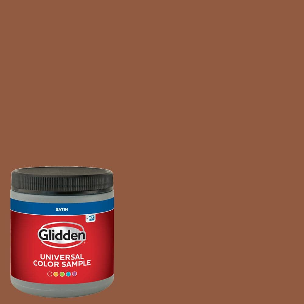 Glidden 8 oz. PPG1068-7 Spiced Cider Satin Interior Paint Sample ...