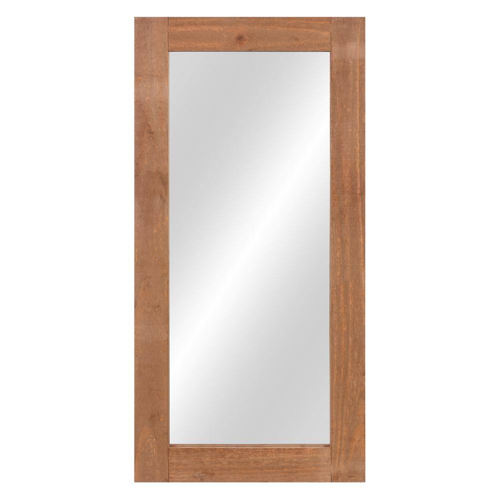 Pinnacle Large Rectangle Natural Hooks Mirror (40.25 in. H x 320 in. W ...