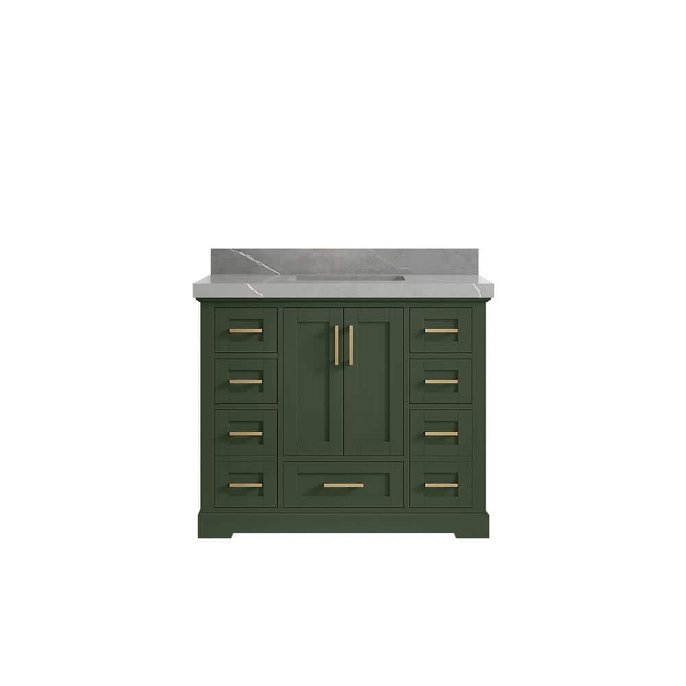 Willow Collections Boston 42 in. W x 22 in. D x 36 in. H Single Sink ...