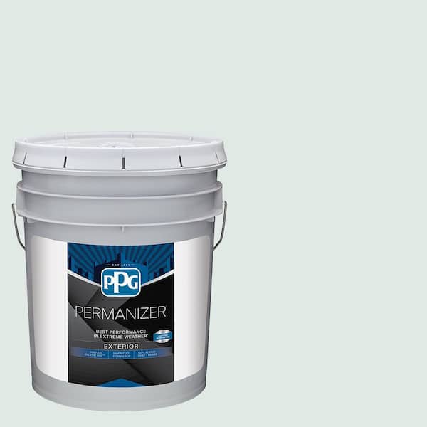 Reviews for PERMANIZER 5 gal. PPG1136-1 Sea Pearl Flat Exterior Paint ...
