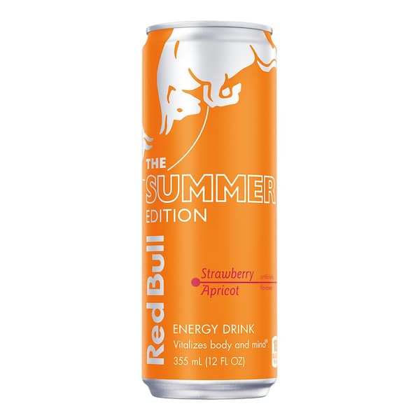 Red Bull Summer Edition Strawberry Apricot 12 oz. Can RB237754 - The ...