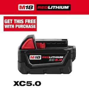 Milwaukee M18 18V Lithium-Ion REDLITHIUM FORGE XC 8.0 Ah Battery Pack (10-Pack) 48-11-1881-x10 ...