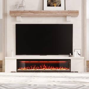 Clihome 60 in. Classic Built-in or Wall-Mounted Direct Vent Electric ...