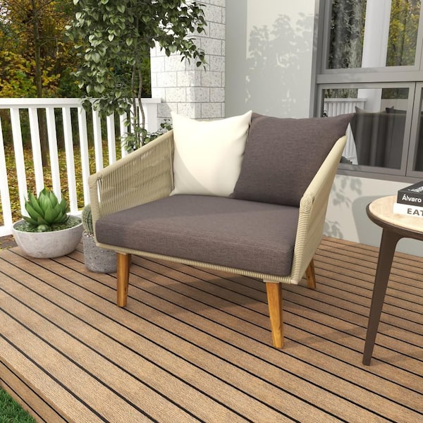 Litton Lane Gray Aluminum Modern Outdoor Chair (Set of 2) 77410 - The ...