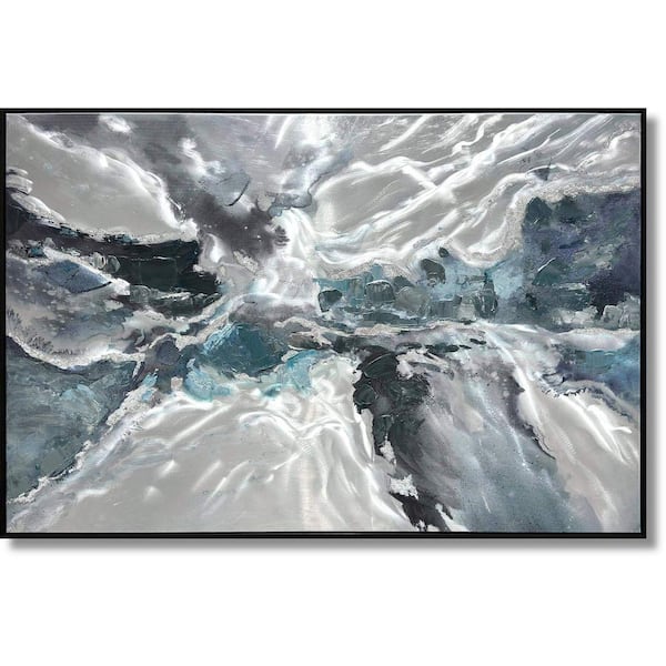 Classy Art 1 Piece Framed Graphic Print Abstract Art Print 31.5 in. x ...