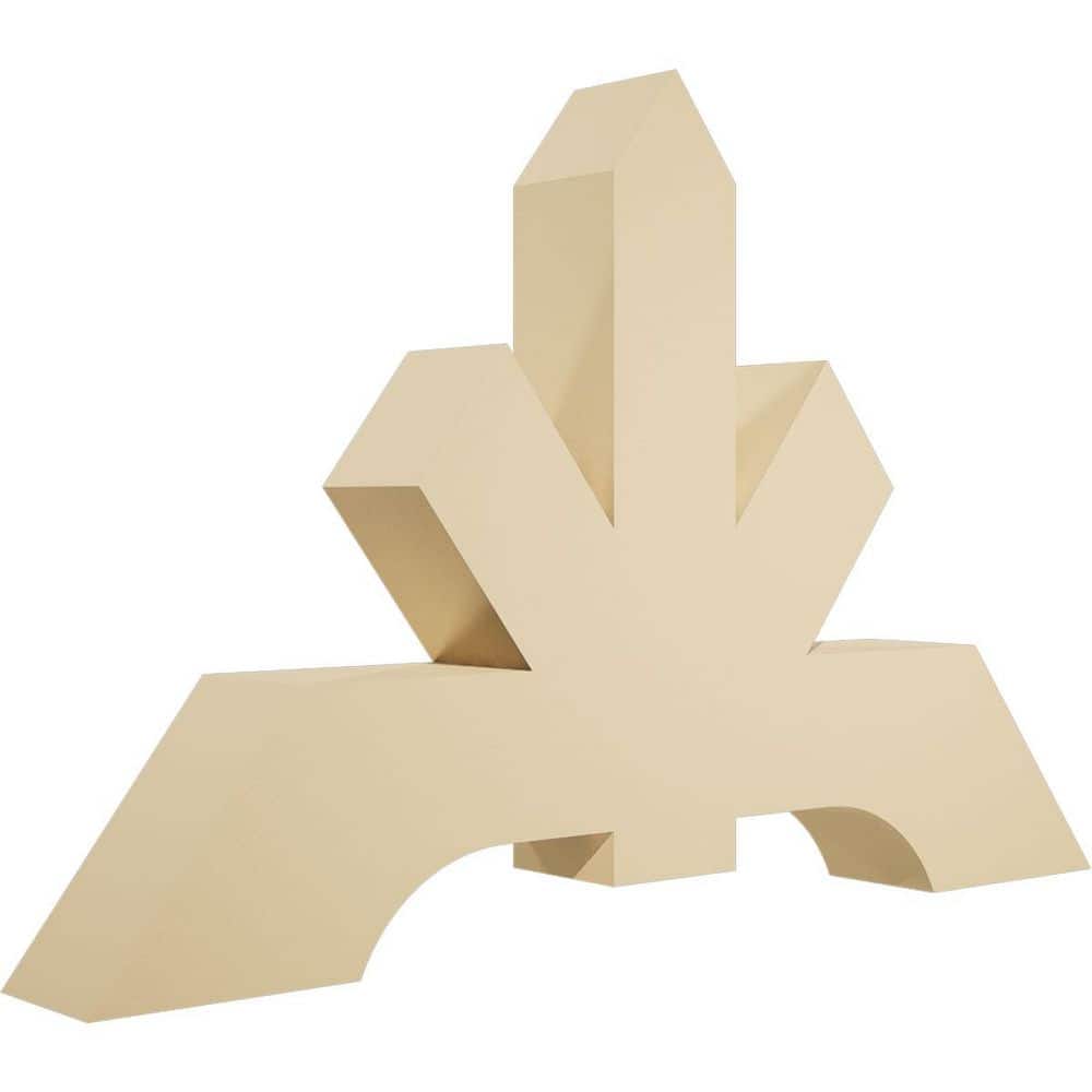 Ekena Millwork 48 in. W x 32 in. H x 6 in. D x 6 in. F, 16/12 Pitch ...