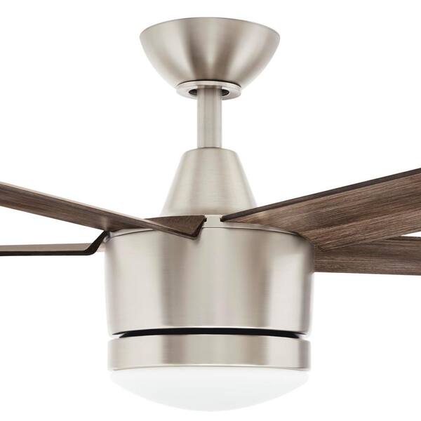 Merwry 52 In Led Indoor Brushed Nickel Ceiling Fan Manual | Shelly Lighting