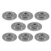 PIPE DECOR 3/4 in. Black Iron Floor Flange (8 Pack) PDB F-34-8 - The ...