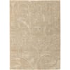 Unique Loom Floral Shag Carved Light Brown 9' 0 x 12' 0 Area Rug ...