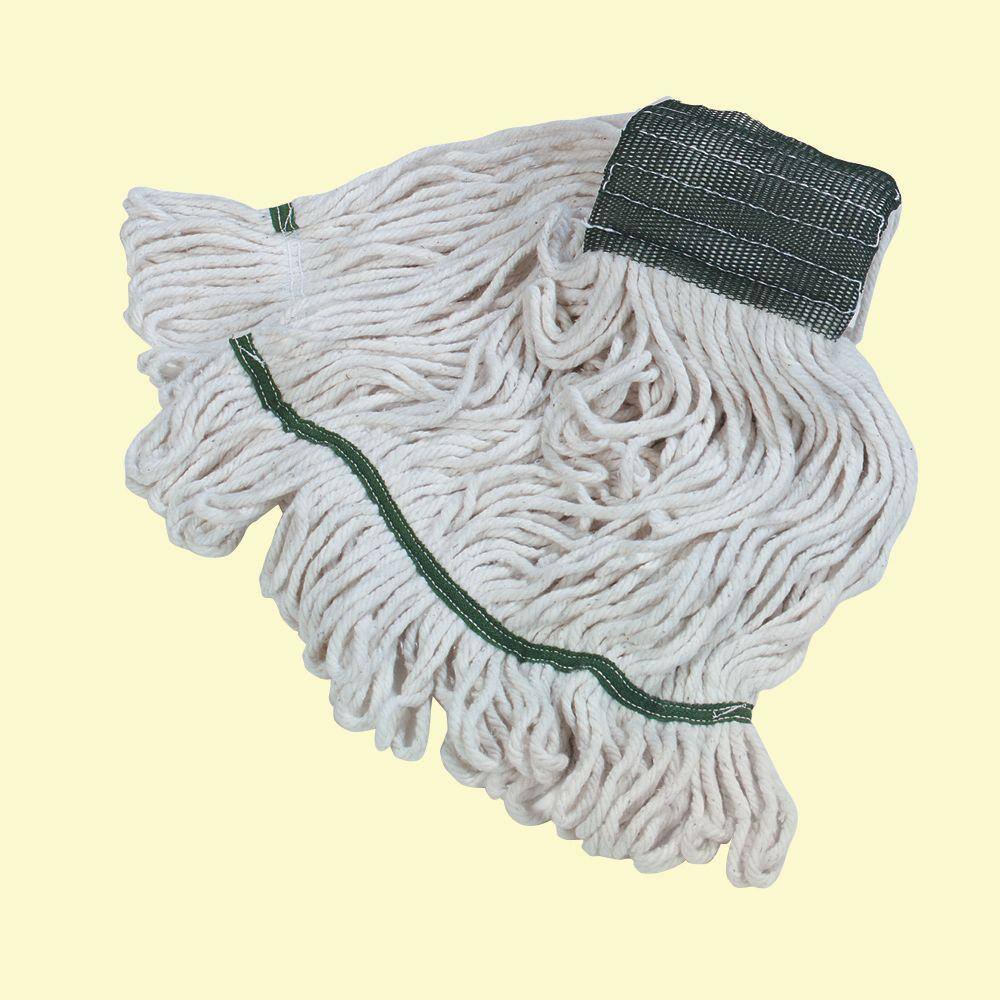Carlisle 4-Ply Brick Pack Looped End Medium Cotton Wet Mop (Case of 12 ...
