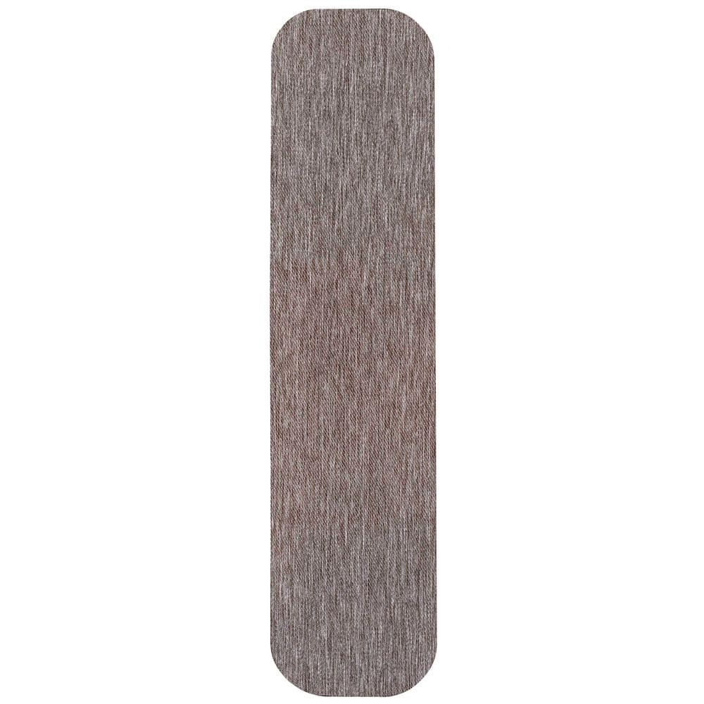 JONATHAN Y Miles Modern Minimalist Radius Corner Solid Light Brown 2 ft ...