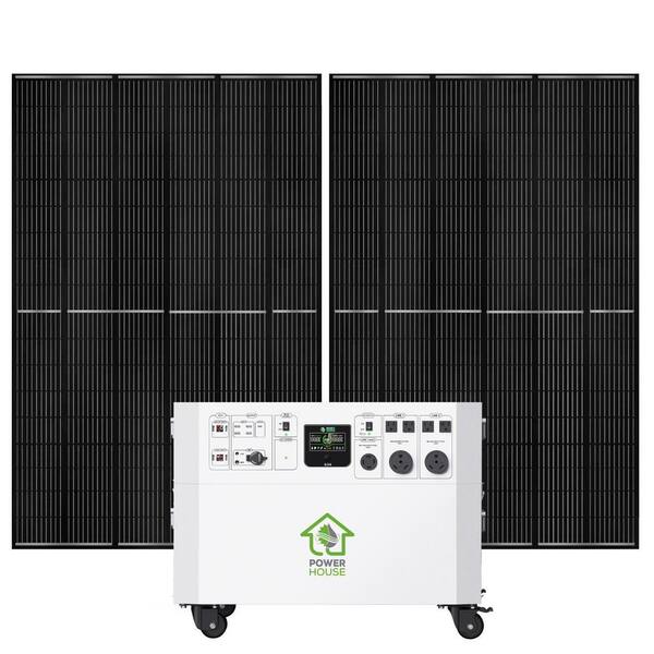 NATURE'S GENERATOR Powerhouse Gold 7,200-Watt Electric Switch Solar ...