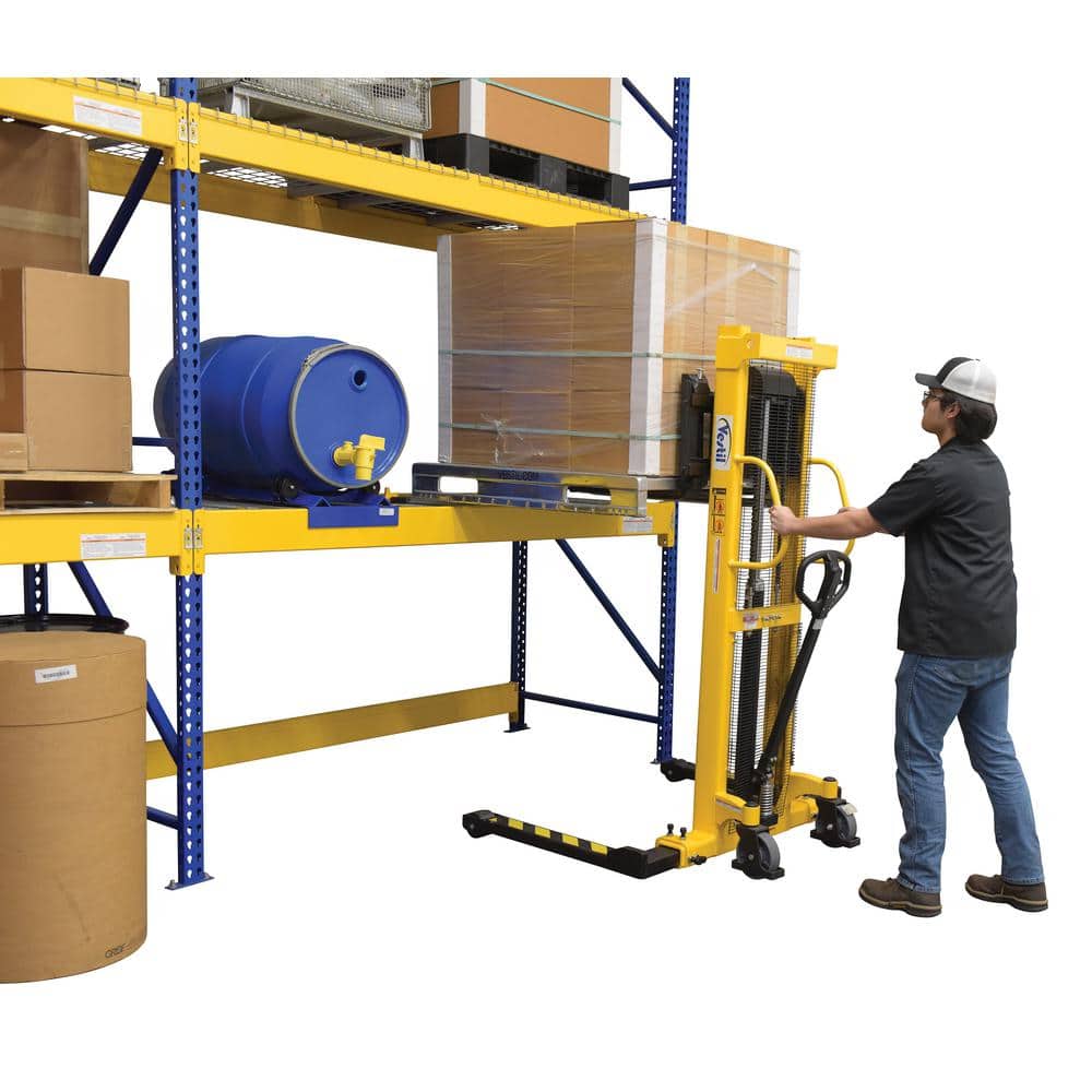 Buy 2,000 lb. Capacity Manual Hydraulic Hand Pump Stacker Online at ...