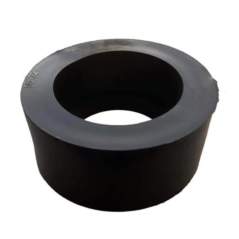 ECO FLO 3 in. x 2 in. DWV Flexible PVC Compression Bushing QB-32 - The ...